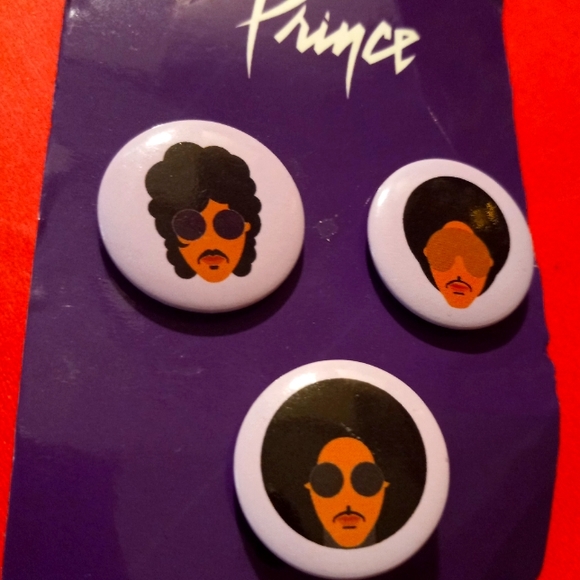 Prince | Jewelry | Vintage Prince Pins Lot Of 3 | Poshmark